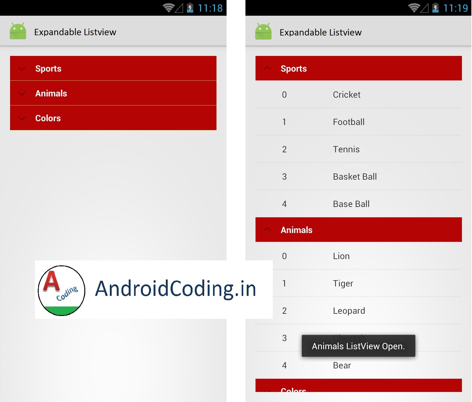 Flutter Expandable Listview Tutorial