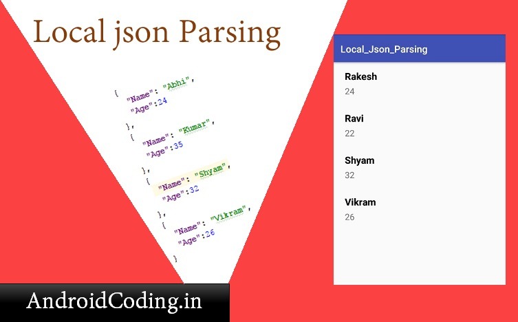 Android Parsing Local Json Url Fetching Data From Local Url